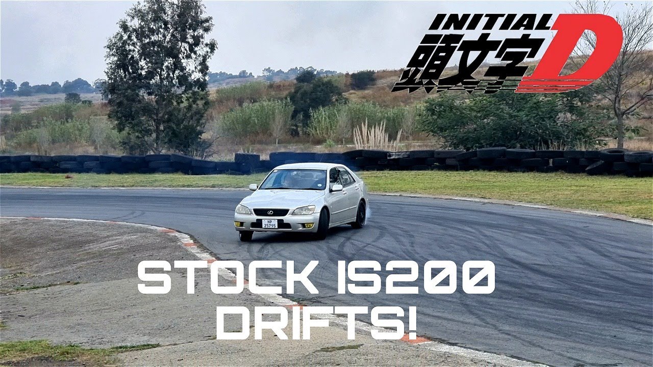 The Stock Lexus Is200 can Drift!! + I blew my first tyre... - YouTube