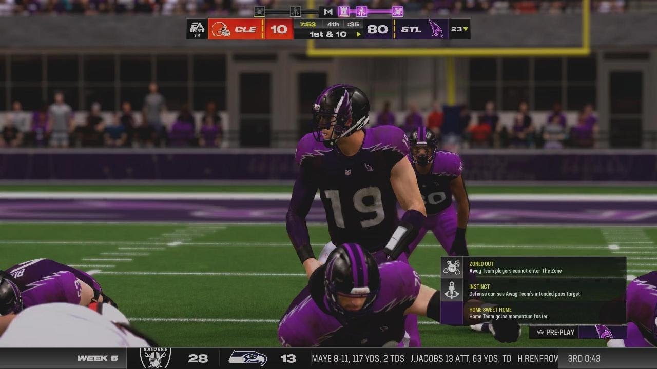Madden NFL 24 Franchise Condors Vs Browns Yr 4! Week 5! 94PTS?!?! Pt.2 ...