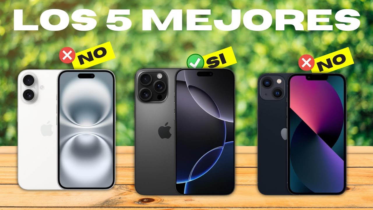 Los 5 MEJORES IPHONE BARATOS (AMAZON 2025) | CALIDAD PRECIO IPHONE ...