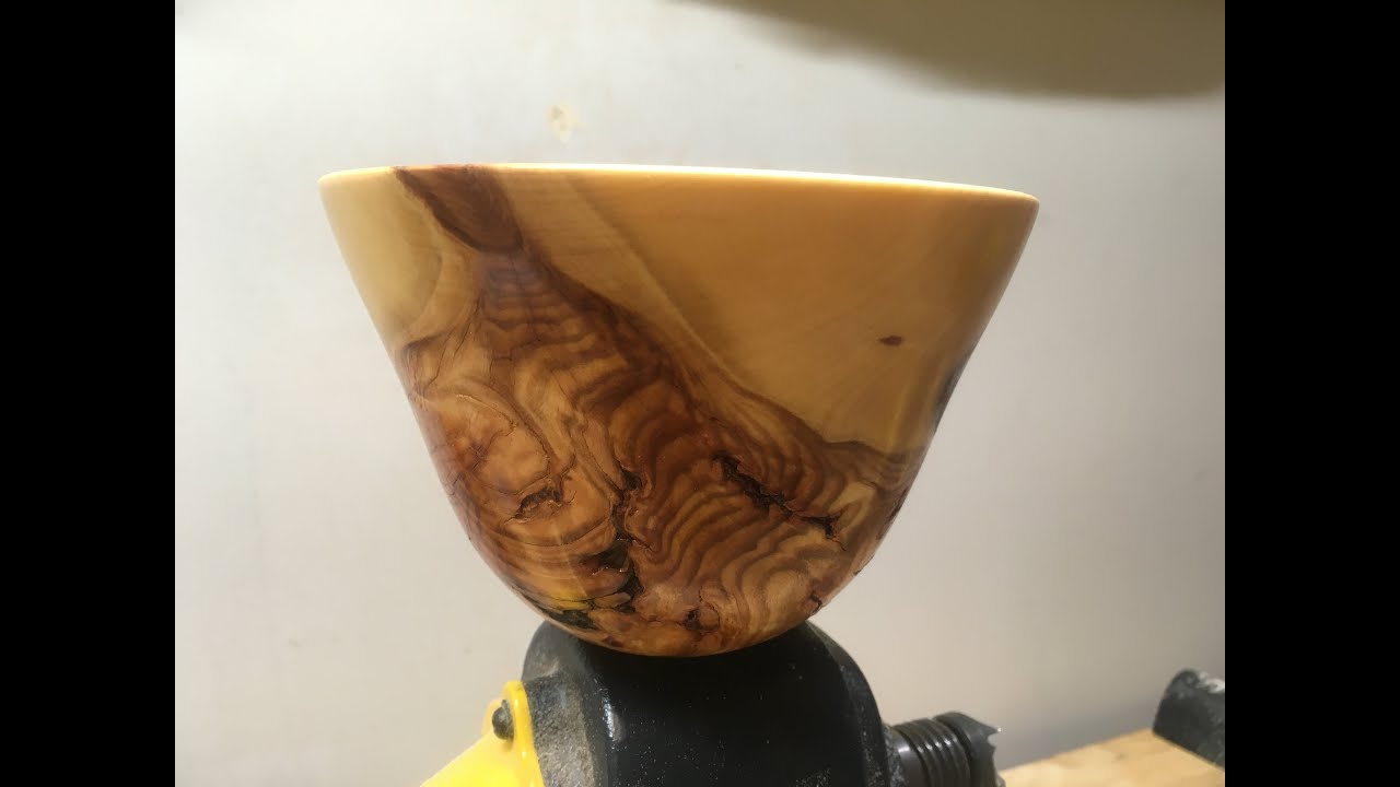 Woodturning a Pine Burl Bowl - YouTube