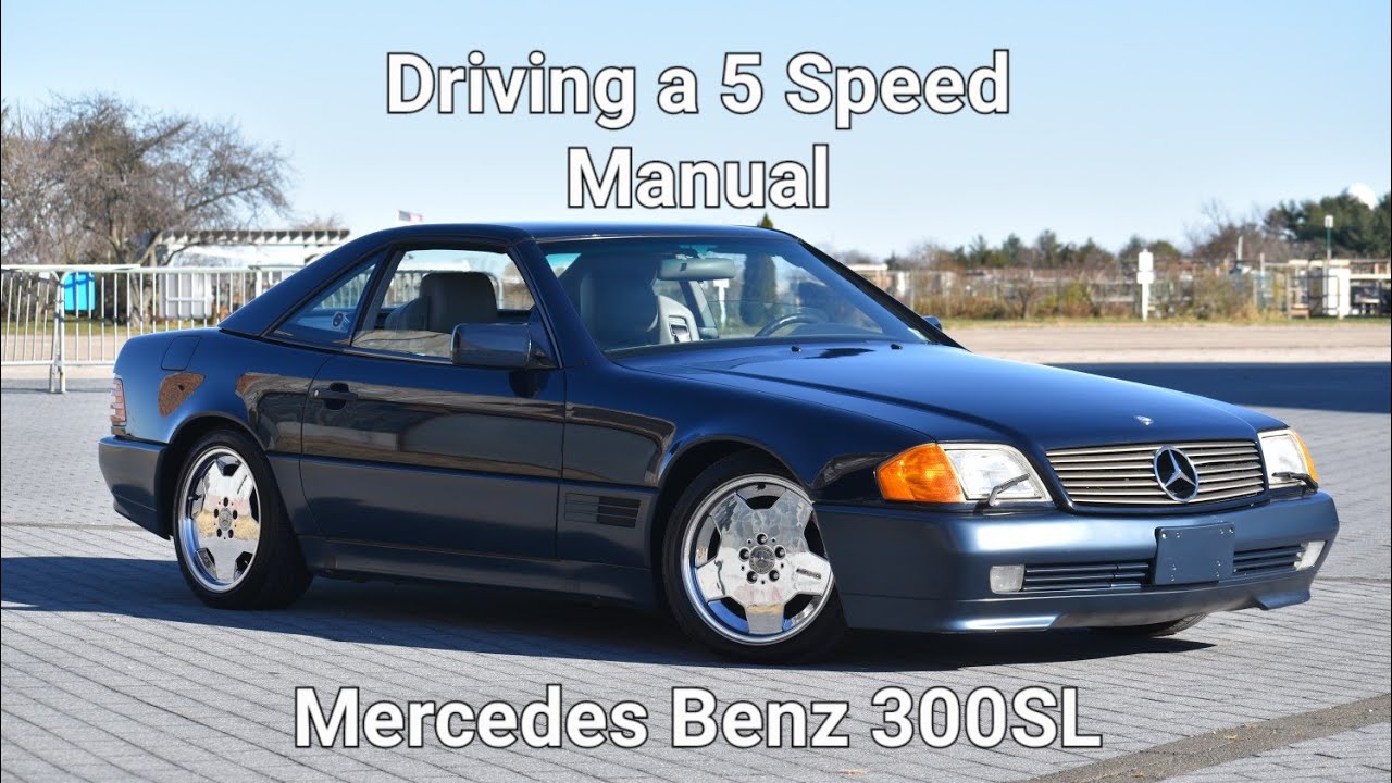 Driving The 5 Speed Manual Mercedes R129 on Highway Backroads Town POV ...
