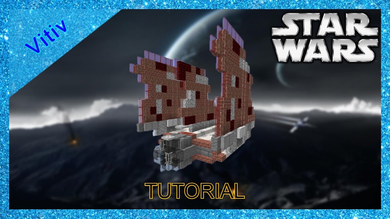 Star Wars Landed Republic Eta-Class Shuttle in Minecraft - 1:1 Scale ...