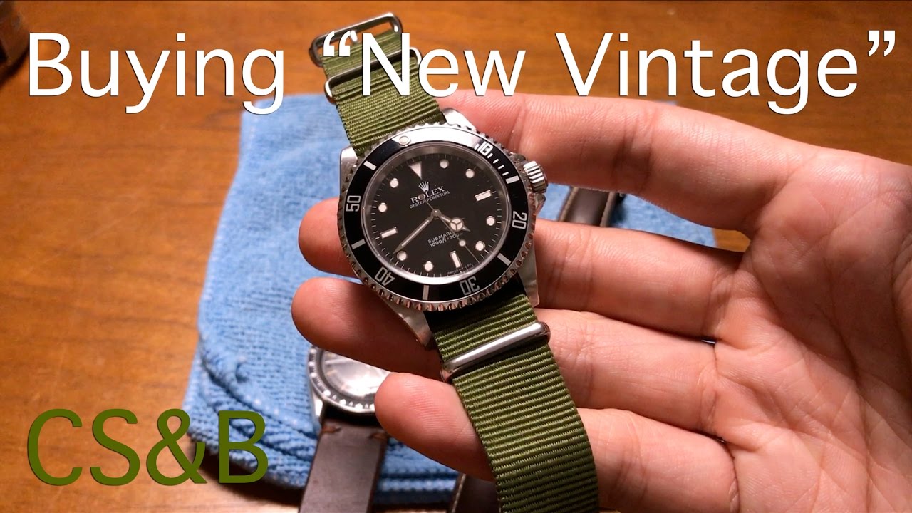 Buying "New Vintage" - Why the Rolex Submariner and Omega Speedmaster ...