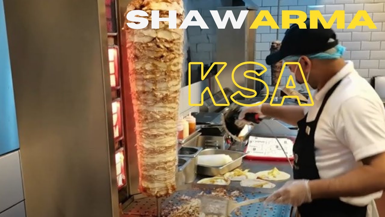 Chicken Shawarma in Riyadh | Arabic Shawarma | Street Food Saudi Arabia ...