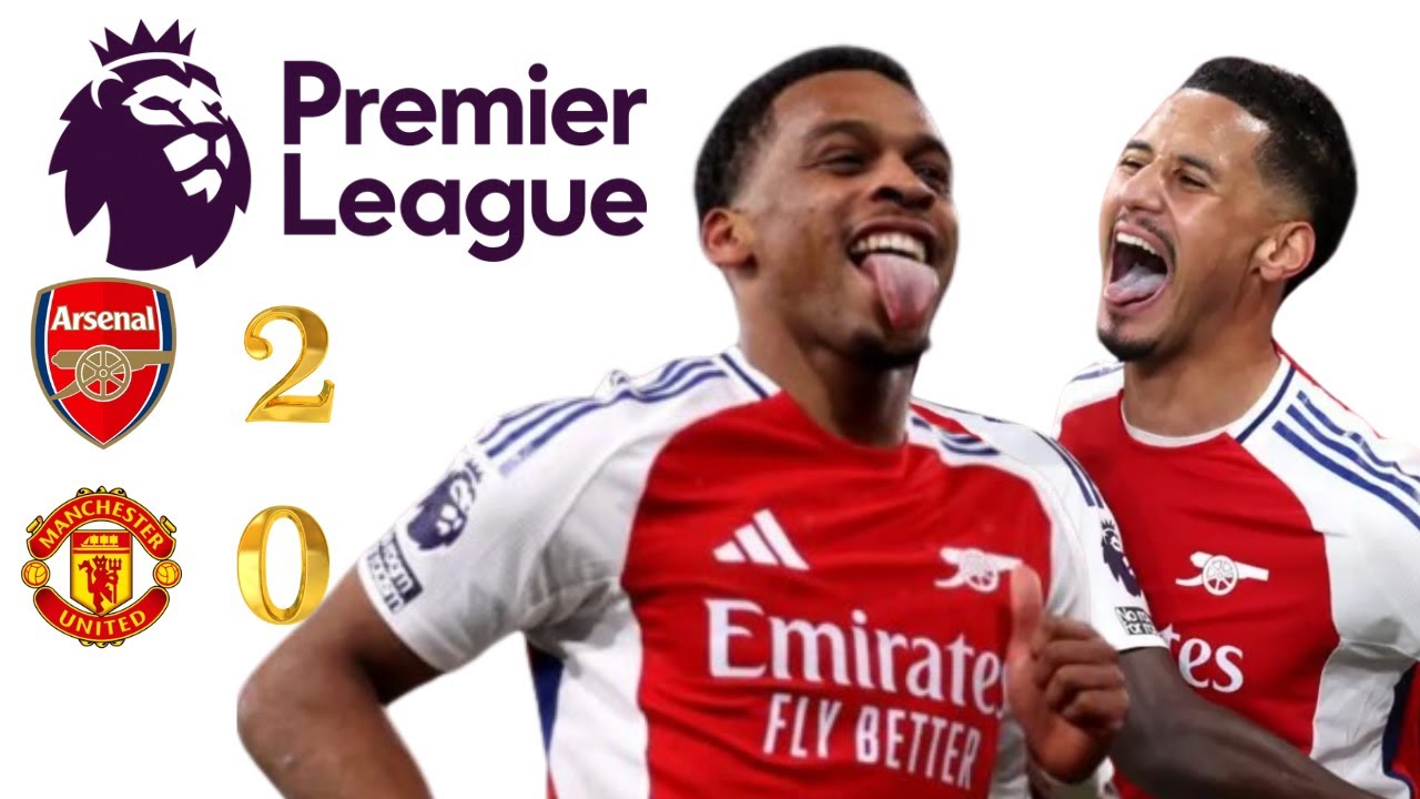 PREMIER LEAGUE: ARSENAL HUMBLE MANCHESTER UNITED 2-0 - YouTube