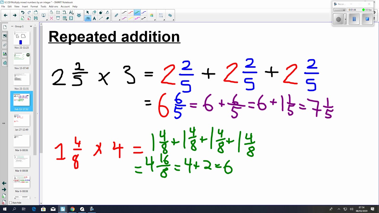 6 3 19 Multiply Mixed Numbers By An Integer YouTube 6-3-19-multiply-mixed-numbers-by-an-integer-youtube