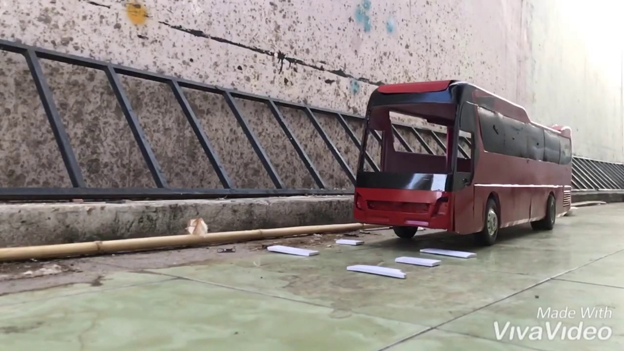 Huyndai universe bus rc 1/14 scale model ((수제버스모형 현대 유니버스 1/14)0 - YouTube