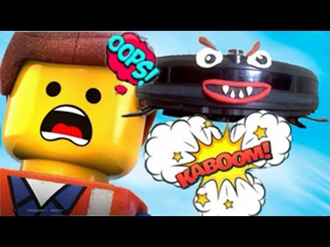 РОБОТ пылесос против ЛЕГО - YouTube
