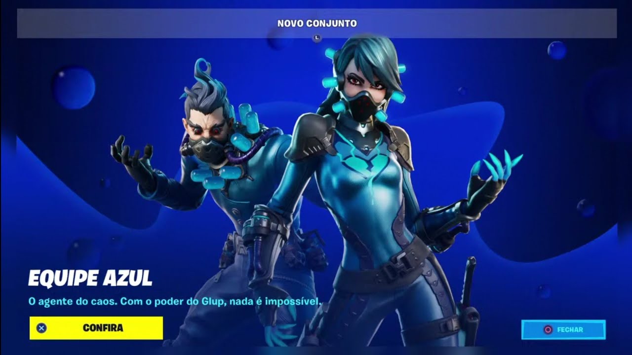 Novas skins * GLUPENTINA E PROFESSOR GLUPÁCIO * Fortnite Battle Royale ...