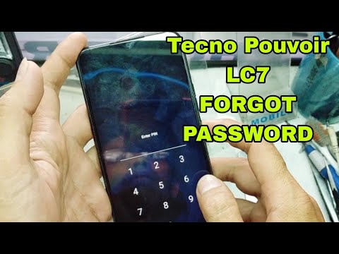 How to format Tecno Pouvoir LC7 Forgot password - YouTube