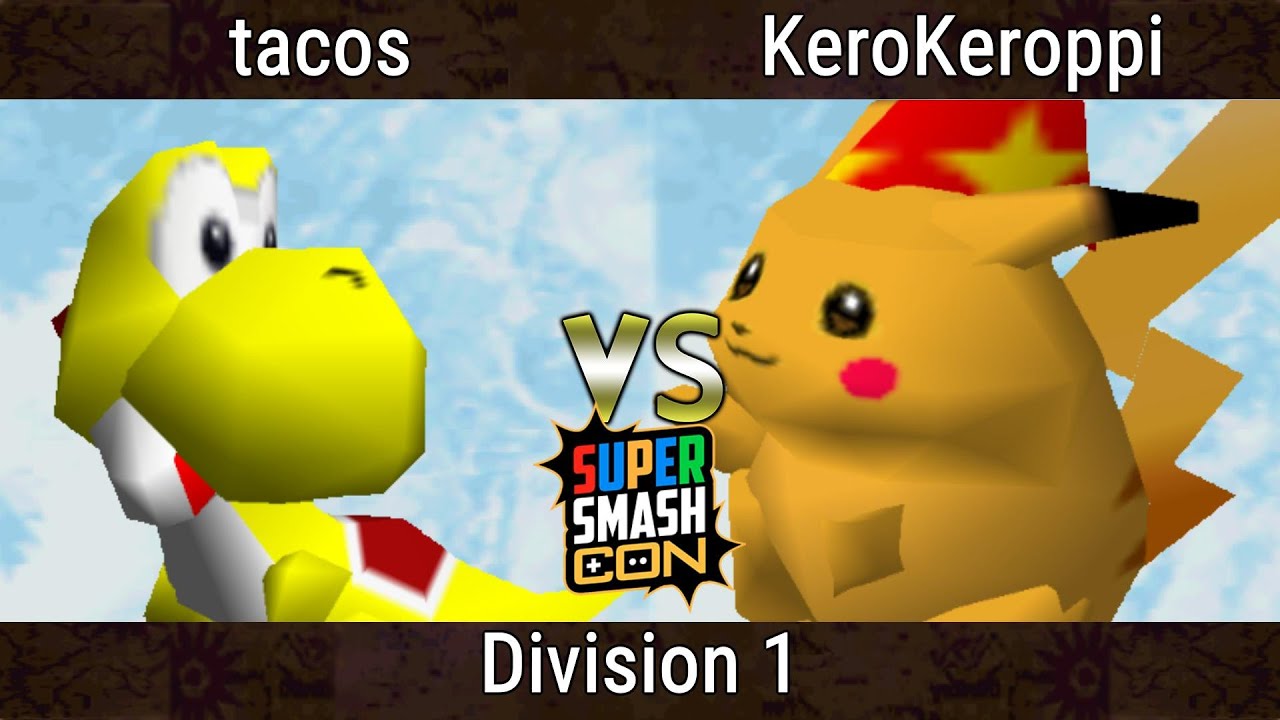 SSC 2023 - tacos (Yoshi) Vs. KeroKeroppi (Pikachu) Smash Bros - SSB64 ...