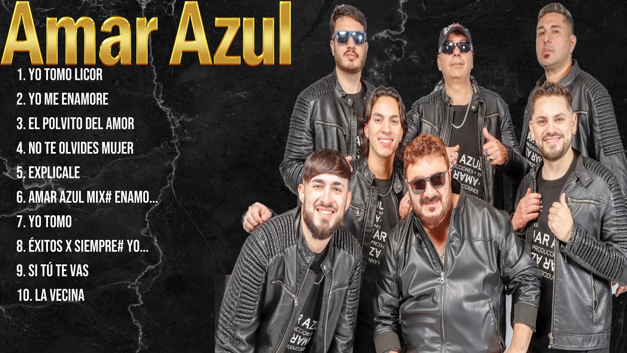 Las mejores canciones del álbum completo de Amar Azul 2024 - YouTube