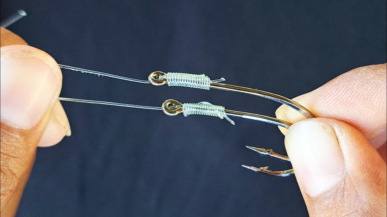 Snell Knot - Best 2 strongest knots for a hook - YouTube