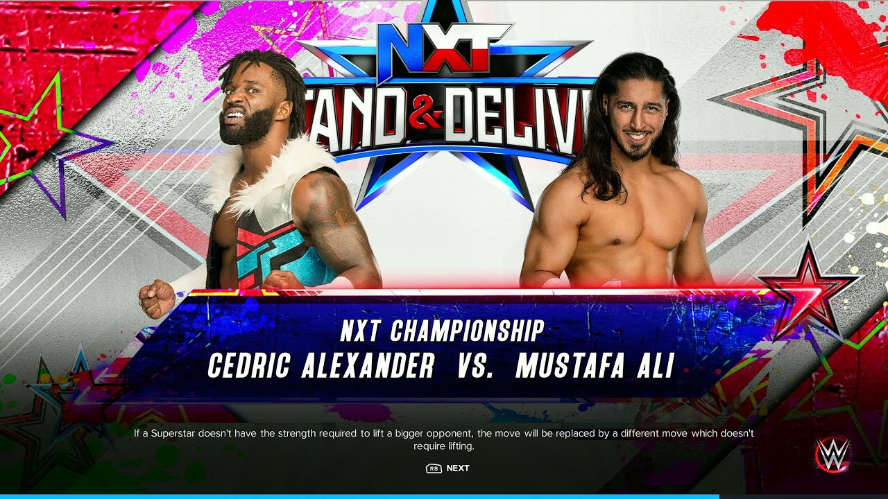 "WWE 2K23 Showcase: Cedric Alexander vs Mustafa Ali - YouTube