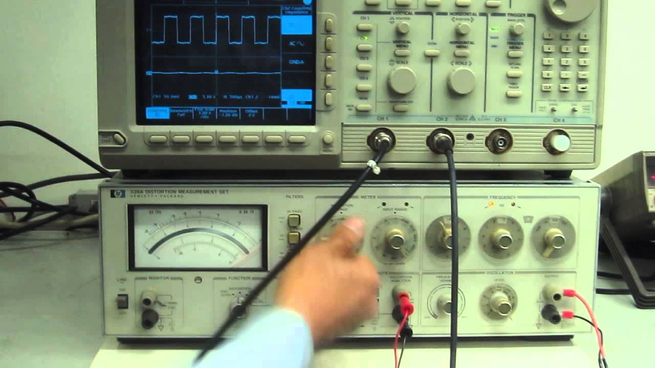 HEWLETT PACKARD 339A DISTORTION MEASUREMENT SET 動作確認 - YouTube