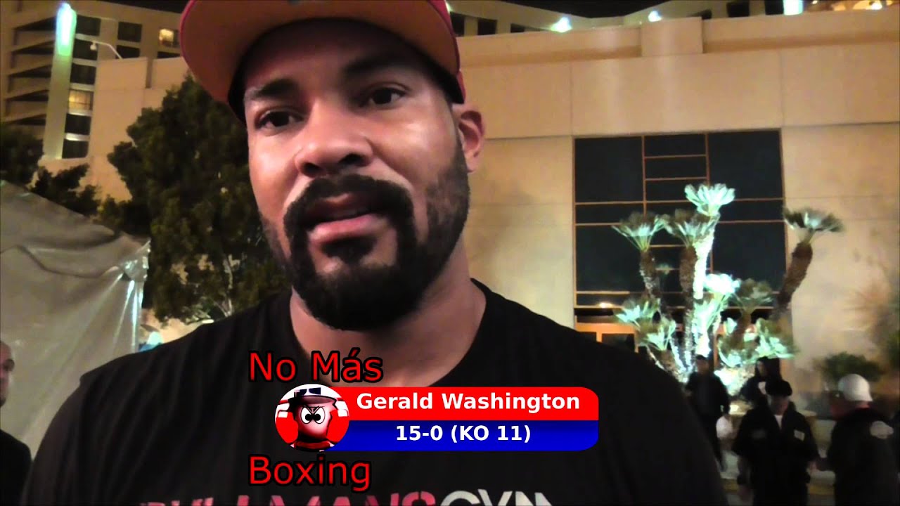 Gerald Washington talks to No Mas Boxing - YouTube
