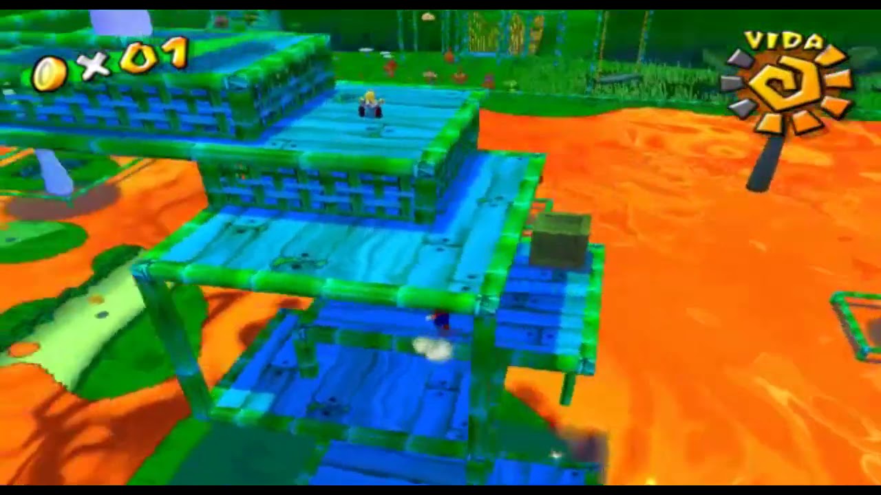 Super Mario Sunshine Parte 57 - Monedas azules de Aldea Foresta - YouTube