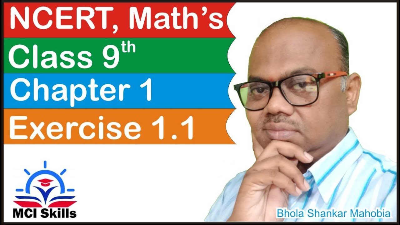 Class 9th Math's Chapter 1 Exercise 1.1 | Number System | MCISkills | B ...