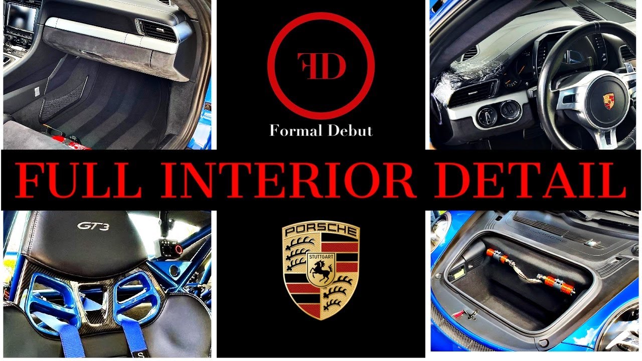 Porsche 911 GT3 - Full Interior Deep Clean and Leather Coating ...