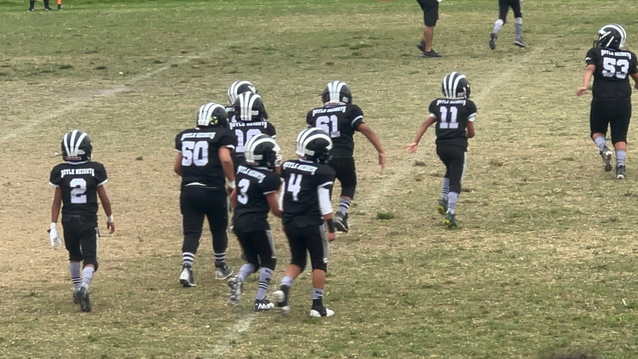 Boyle Heights Wolfpack Vs Whittier Trojans Game -Nathan Sanchez#4 - YouTube