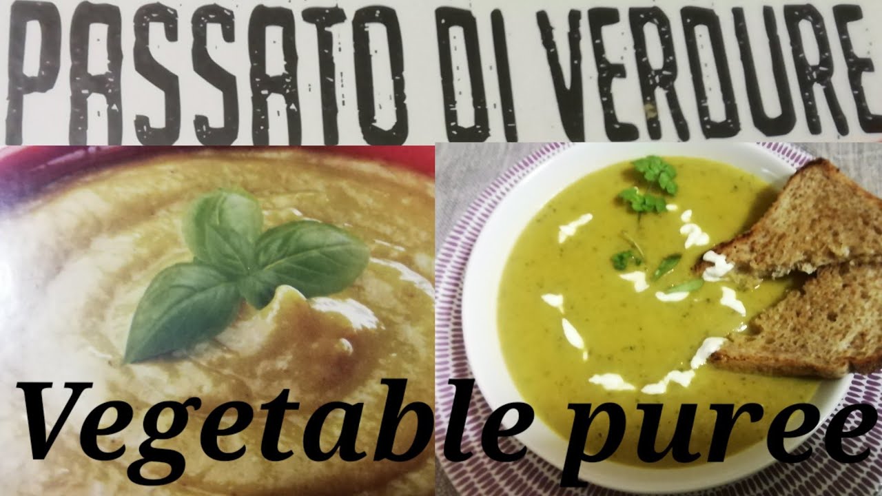 how to make vegetable purre ,beautifull,natural and sweet purre/passato ...