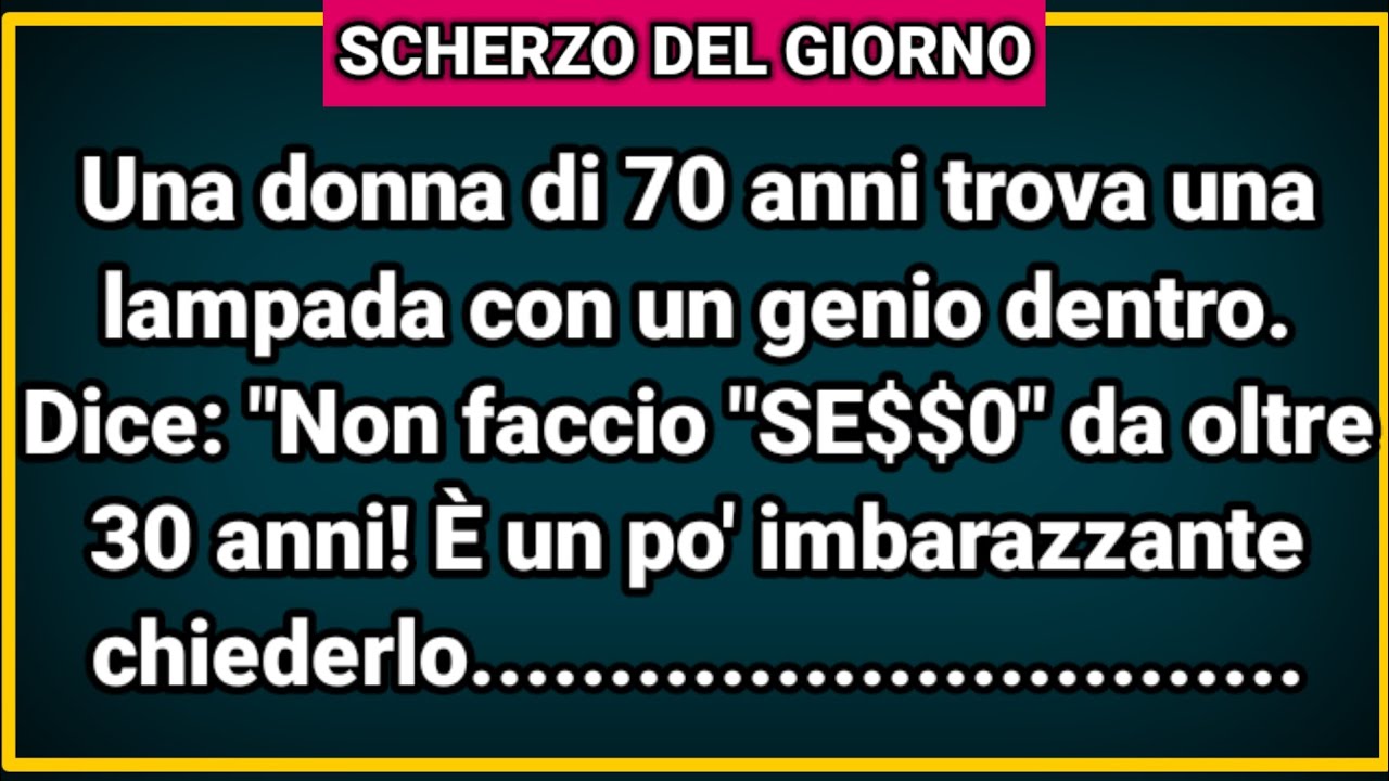 La BARZELLETTA Più DIVERTENTE di Sempre | 8... | Barzellette Divertenti - YouTube