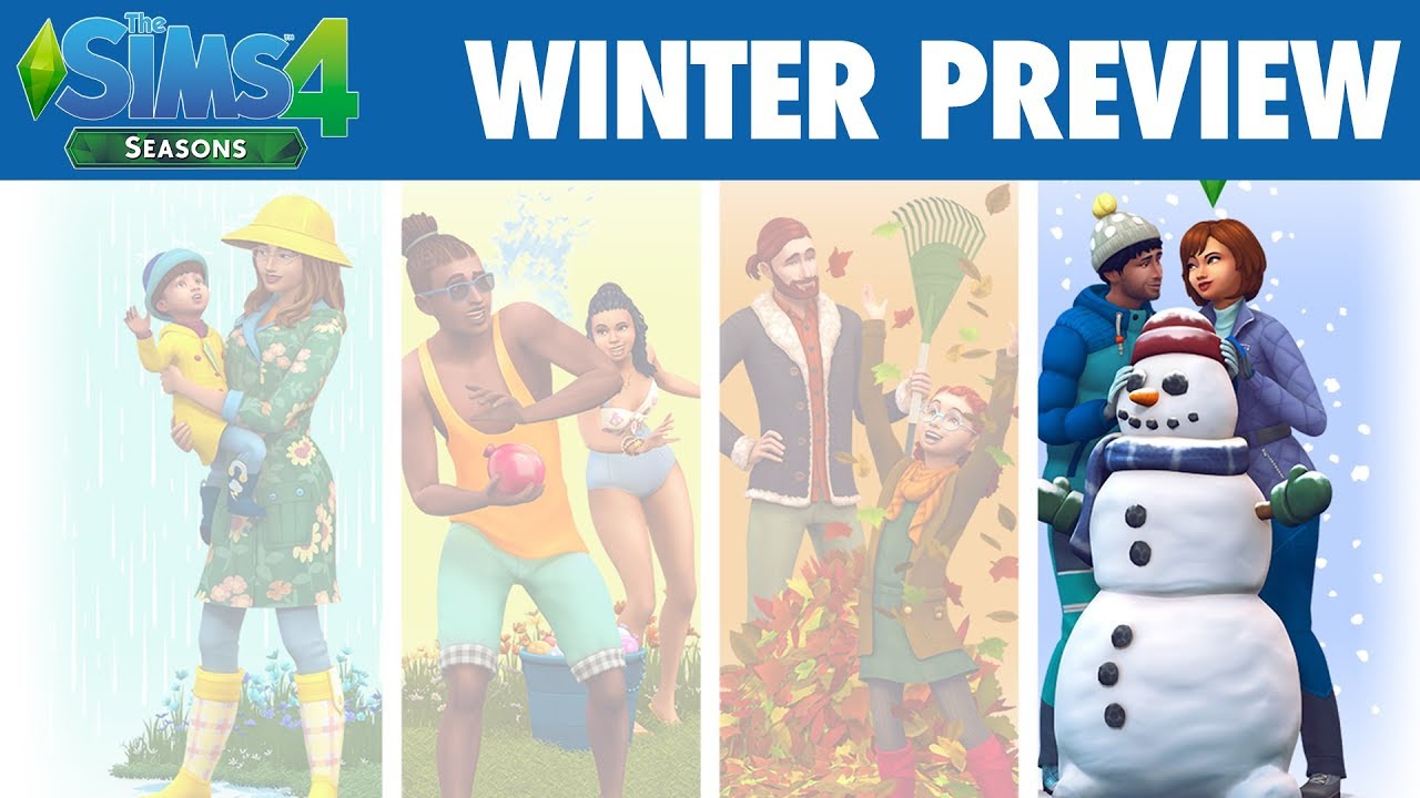 WINTER GAMEPLAY | The Sims 4 Seasons (Early Access) - YouTube