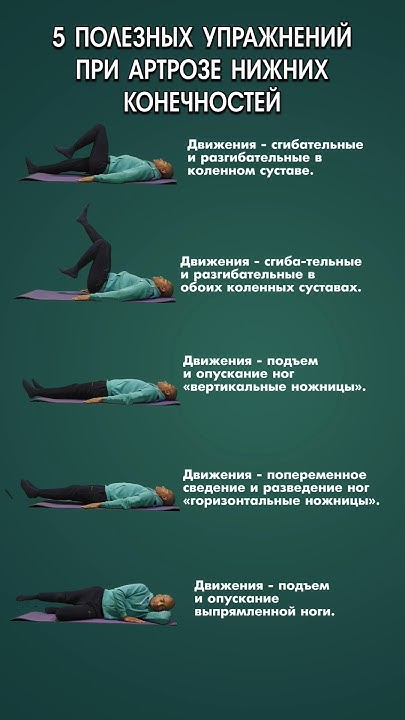 УПРАЖНЕНИЯ ПРИ АРТРОЗЕ НОГ Youtube