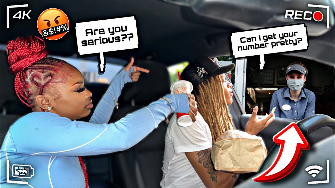 FLIRTING WITH DRIVE THRU EMPLOYEES IN FRONT OF MY CRUSH!! *BAD IDEA ...
