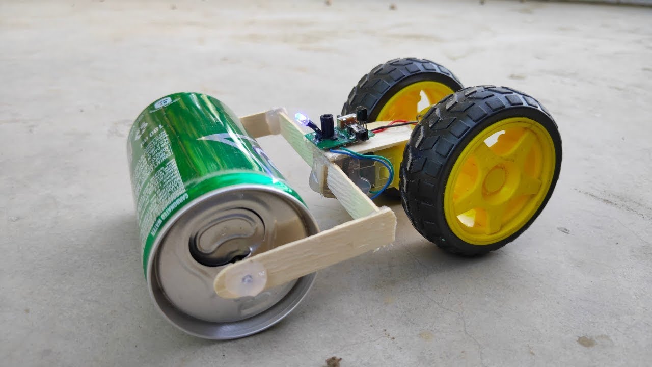 how to make matchbox road roller at home - Diy soda can road roller ...