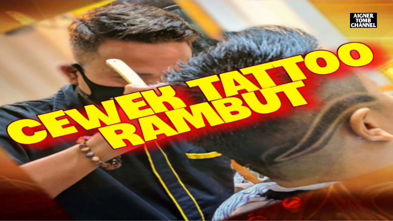 CEWEK TATTOO RAMBUT - YouTube