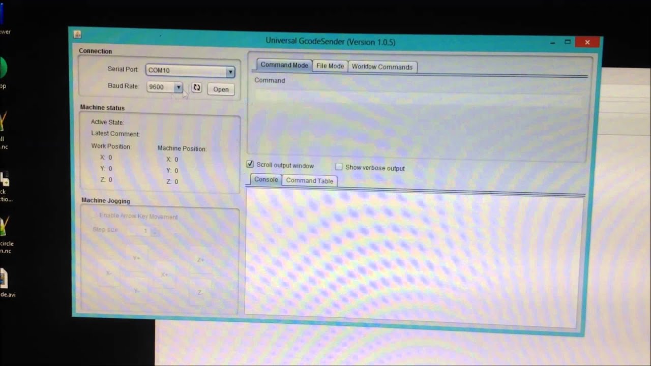 Laser Printer Universal GCode Sender - YouTube