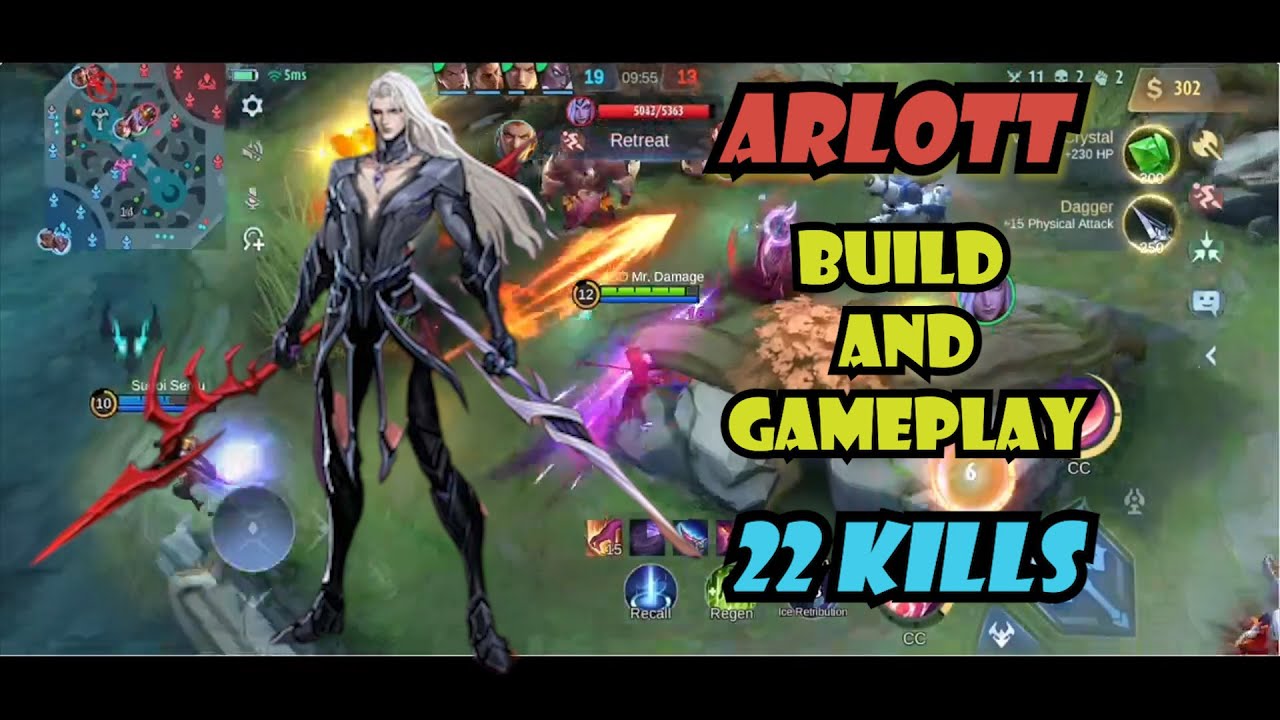 MLBB - Arlott Jungle - Build and Gameplay - YouTube