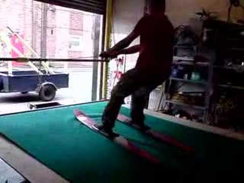 graham brindley waterski simulator first run - YouTube