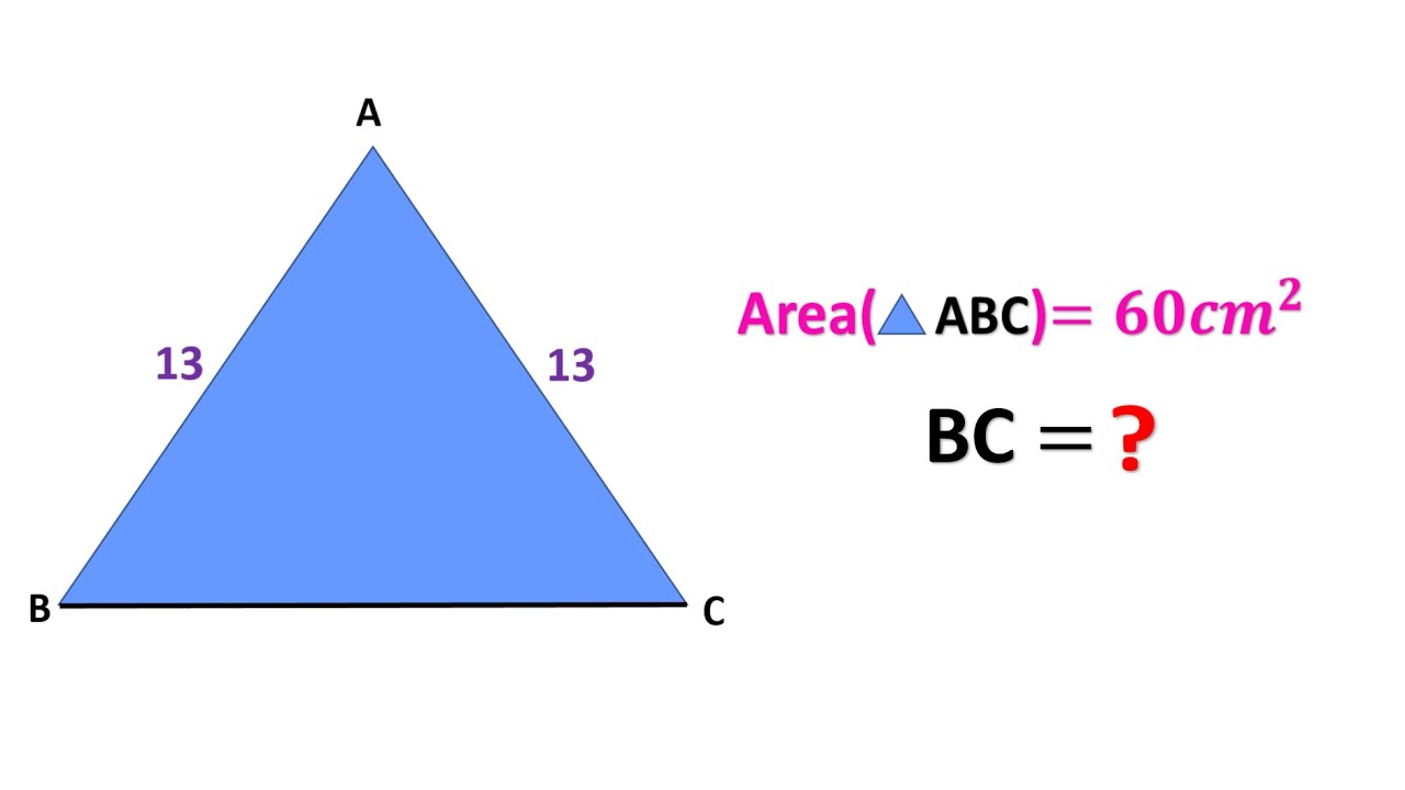 Find length of BC. - YouTube