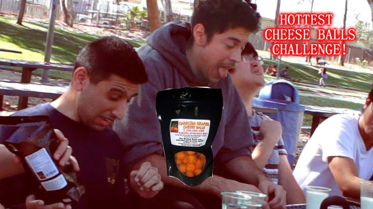 CAROLINA REAPER CHEESE BALLS CHALLENGE!! - YouTube
