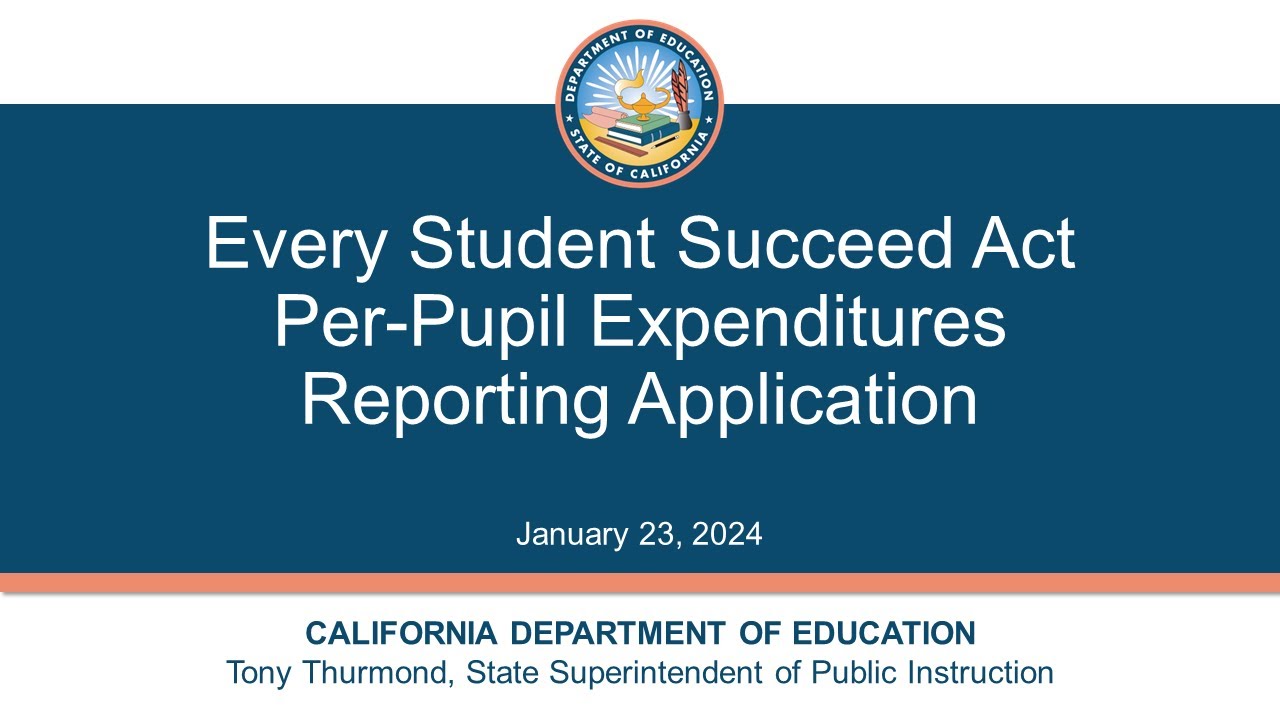 2022-23 ESSA Per-Pupil Expenditures Reporting Application - YouTube
