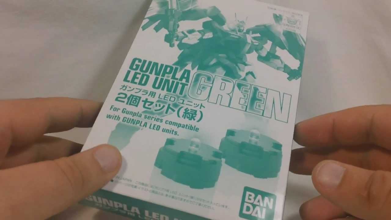 Gundam Review: Gunpla LED Unit (Green) - YouTube