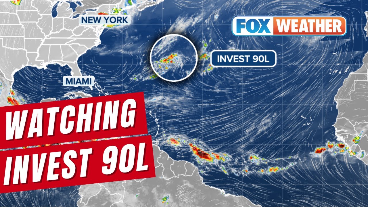 Invest 90L Monitored for Tropical Development in Central Atlantic This ...