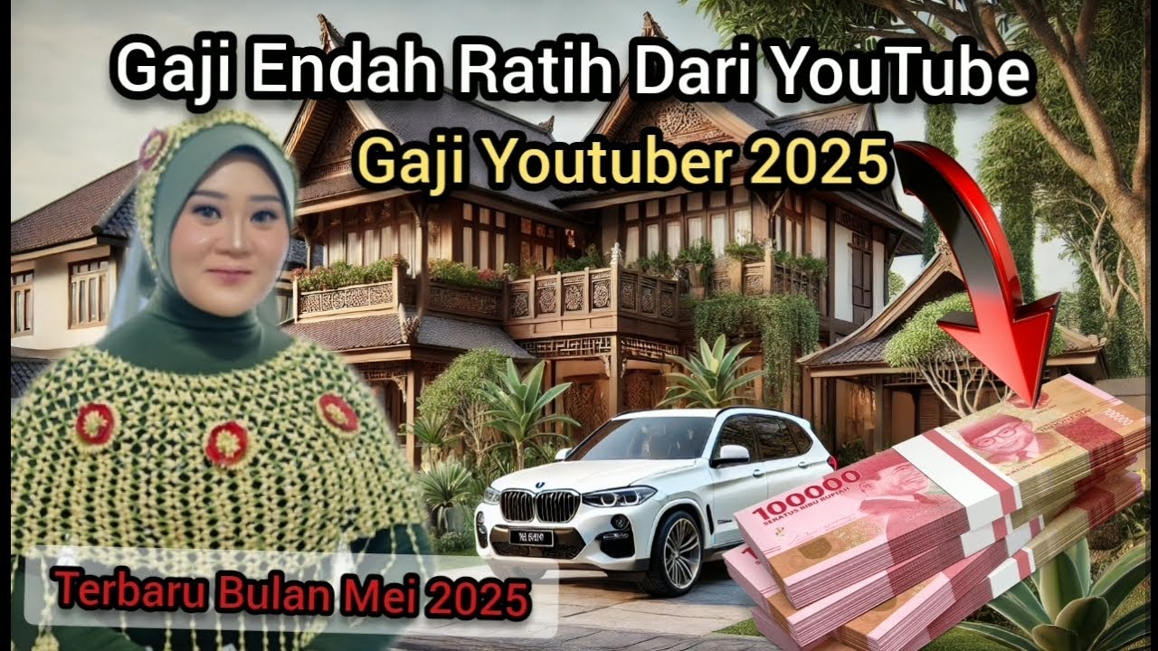 Fantastis ‼️Gaji Endah Ratih Dari YouTube 💲 Terbaru 2025 - YouTube