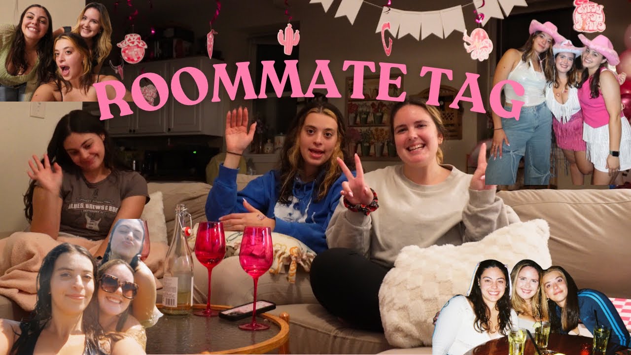 best friend tag: get to know me and my roomies - YouTube