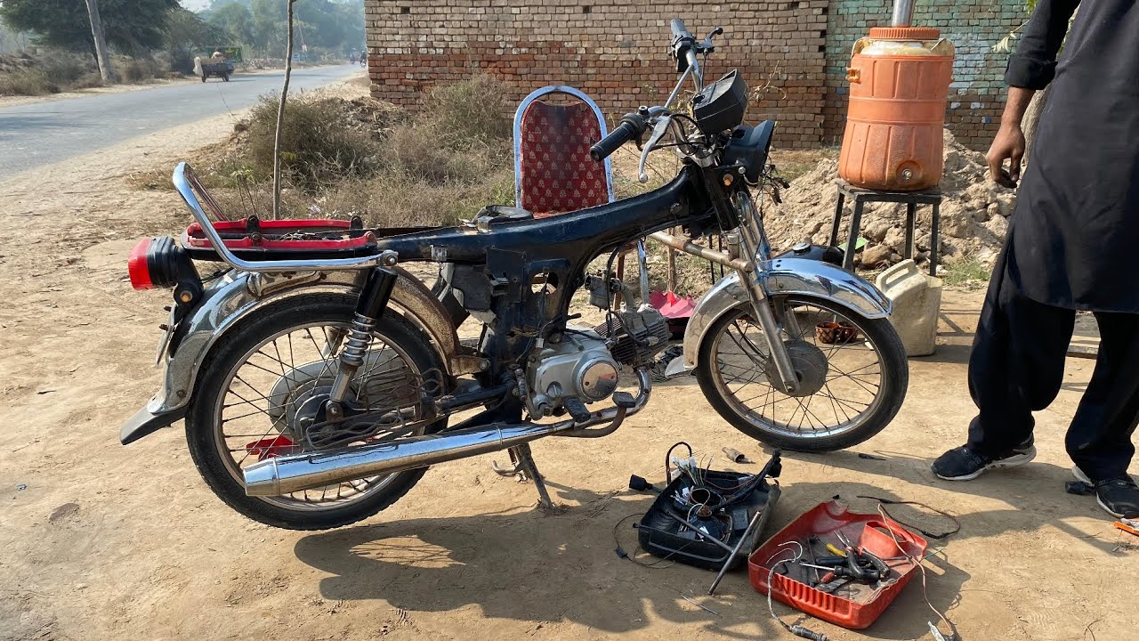 BIKE full restoration for new look - YouTube