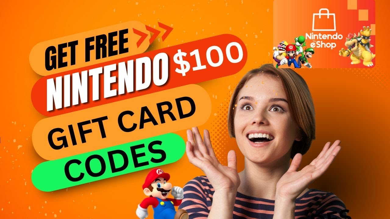 🔥Free Nintendo eShop Codes 2024 💲 How to get Free $100 dollar Nintendo ...