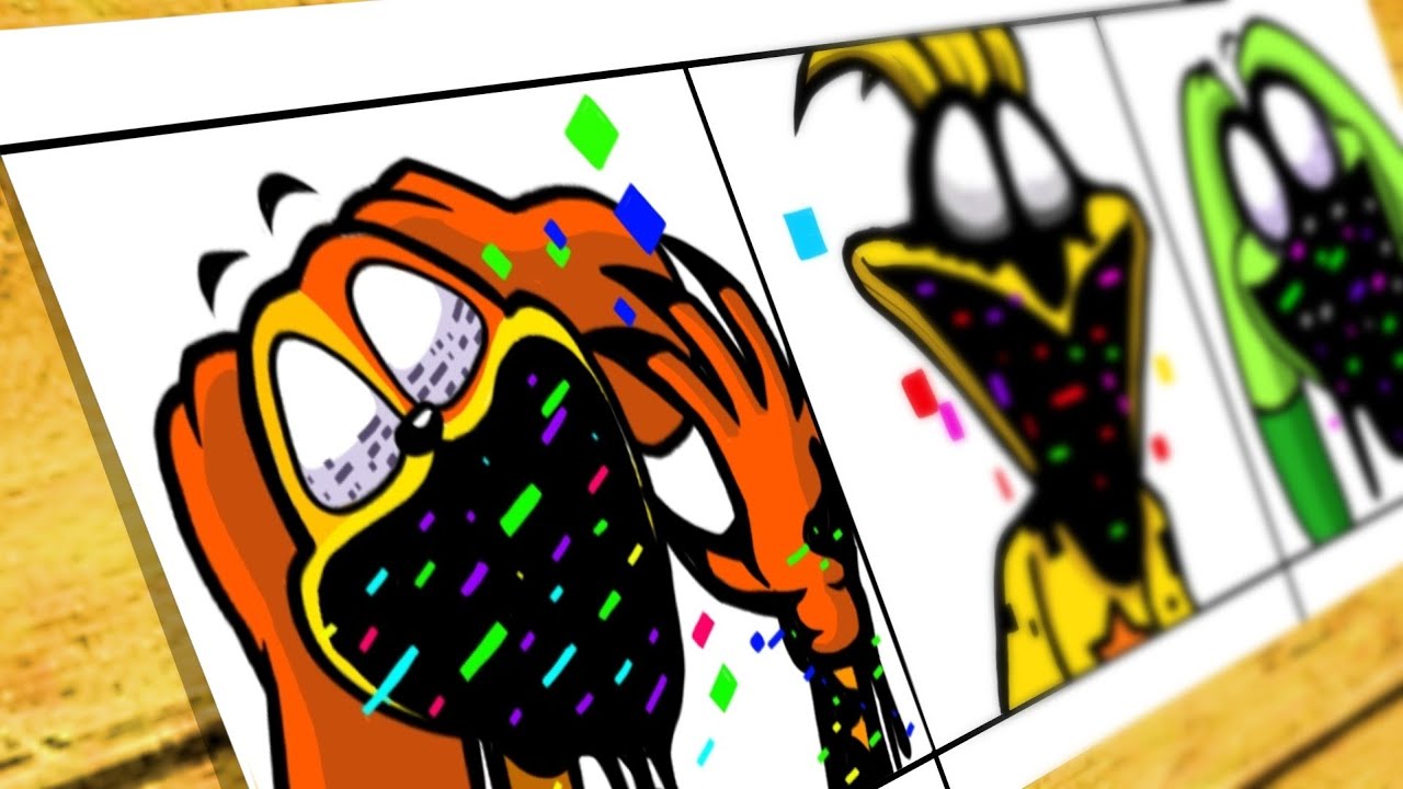 Drawing Monsters Smiling Critters in Pibby Styles #3 - Poppy Playtime X ...