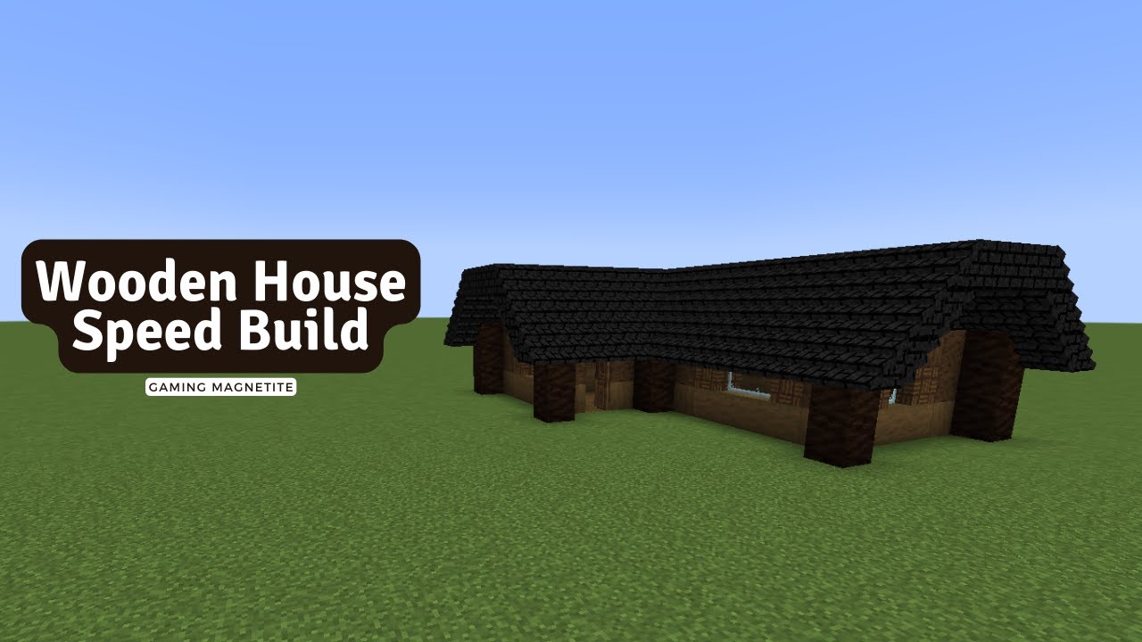 Minecraft | Simple Wooden House Speed Build - YouTube