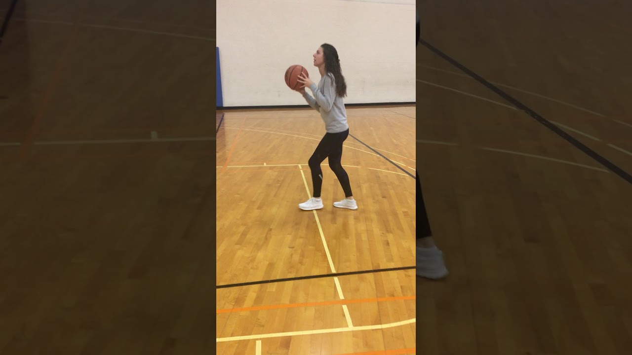 Shooting Basketball: Side View - YouTube