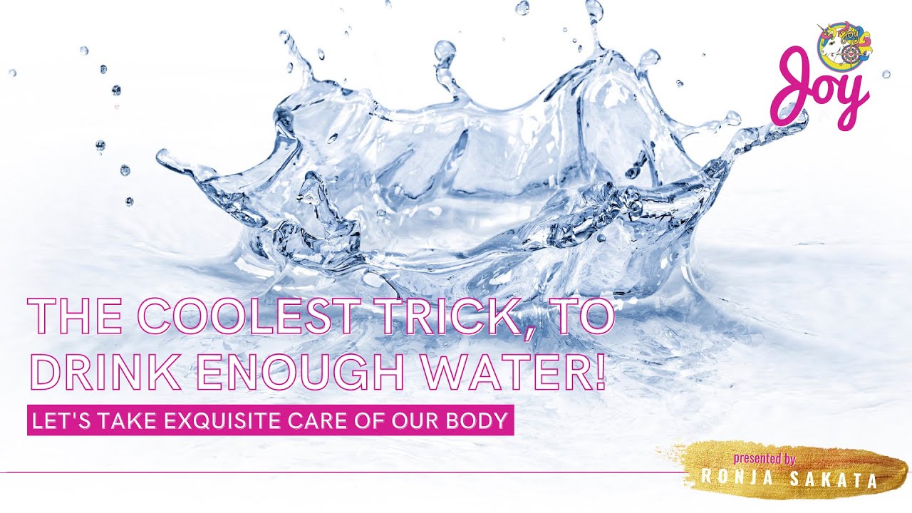 The coolest trick to drink enough water! - YouTube