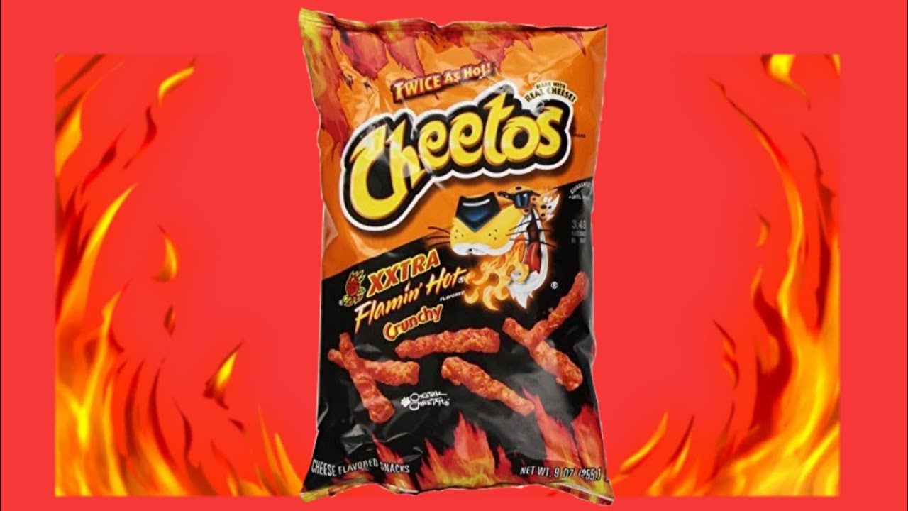 I'm eating some hot flaming cheetos crunchy - YouTube