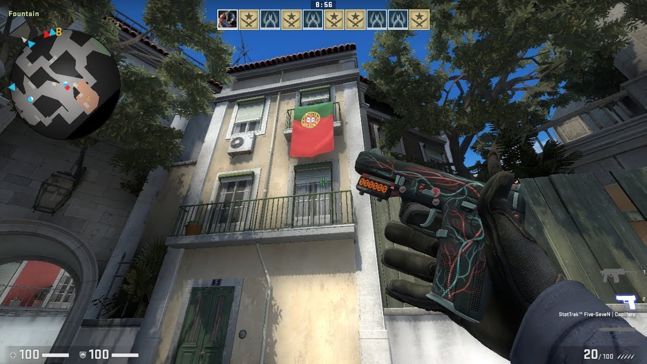 CSGO StatTrak™ Five SeveN Capillary Field Tested - YouTube