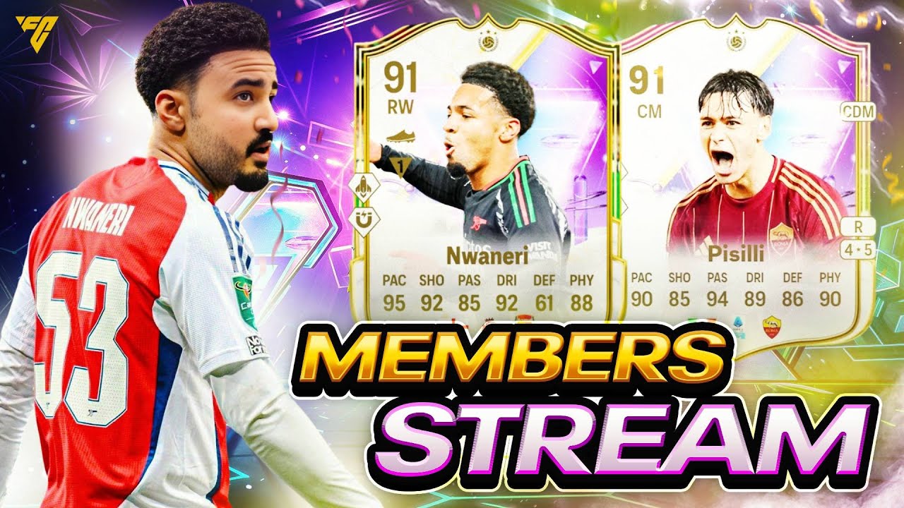 FC 25 Members Only Stream Future Stars 88+, 87+ Icon PP Pack Opening! 🔥 ...